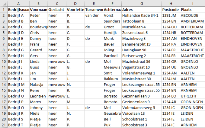 De functie Filteren in Excel uitgelegd