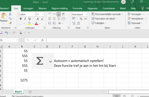 Simpele berekeningen maken in Excel doe je zo