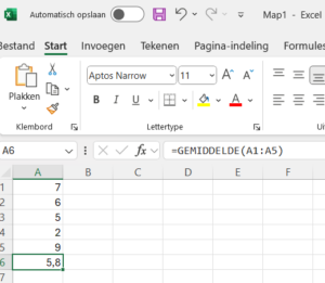 Simpele berekeningen maken in Excel doe je zo